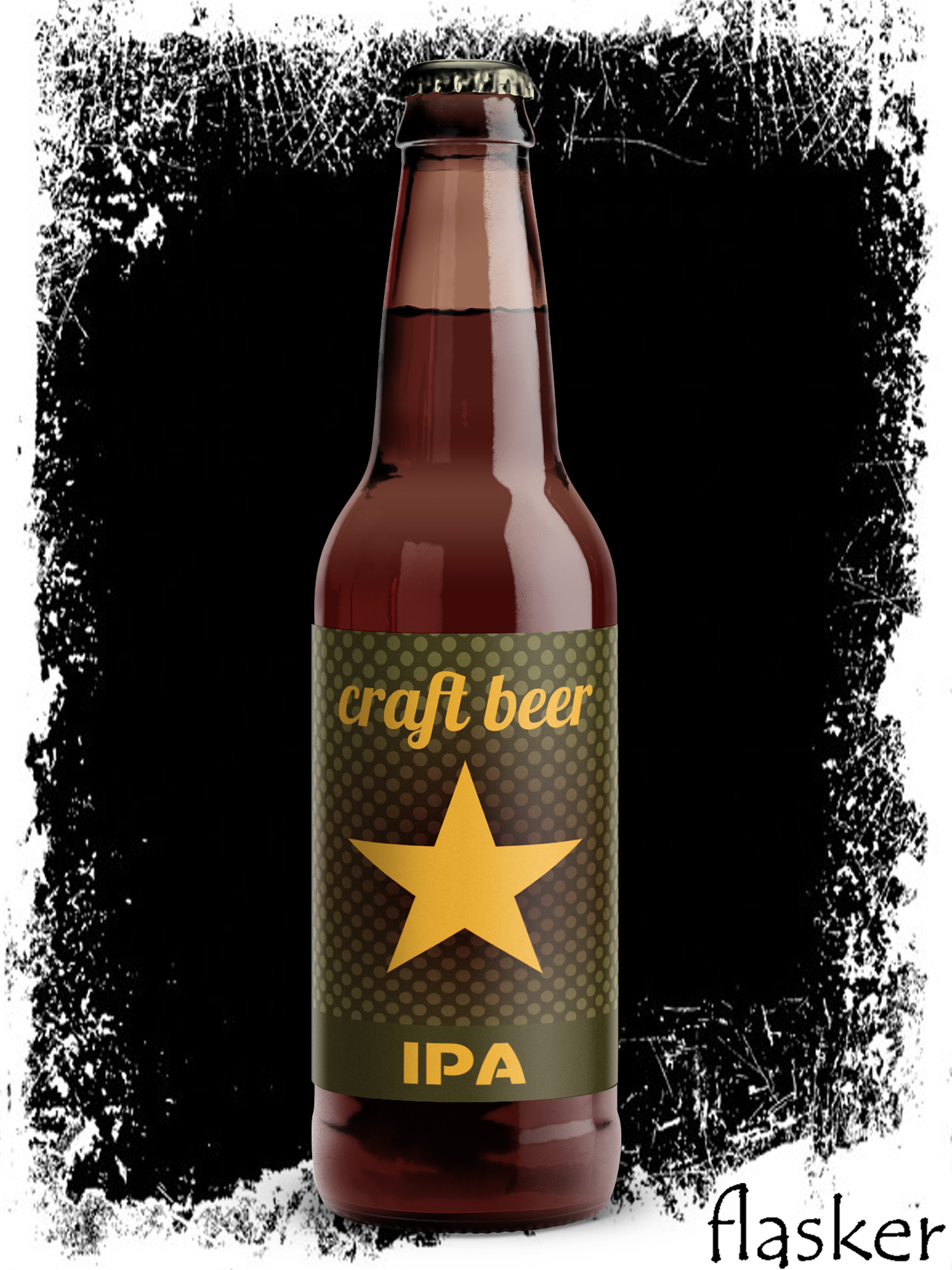 Craft Beer IPA 5.6% 330ml – flasker