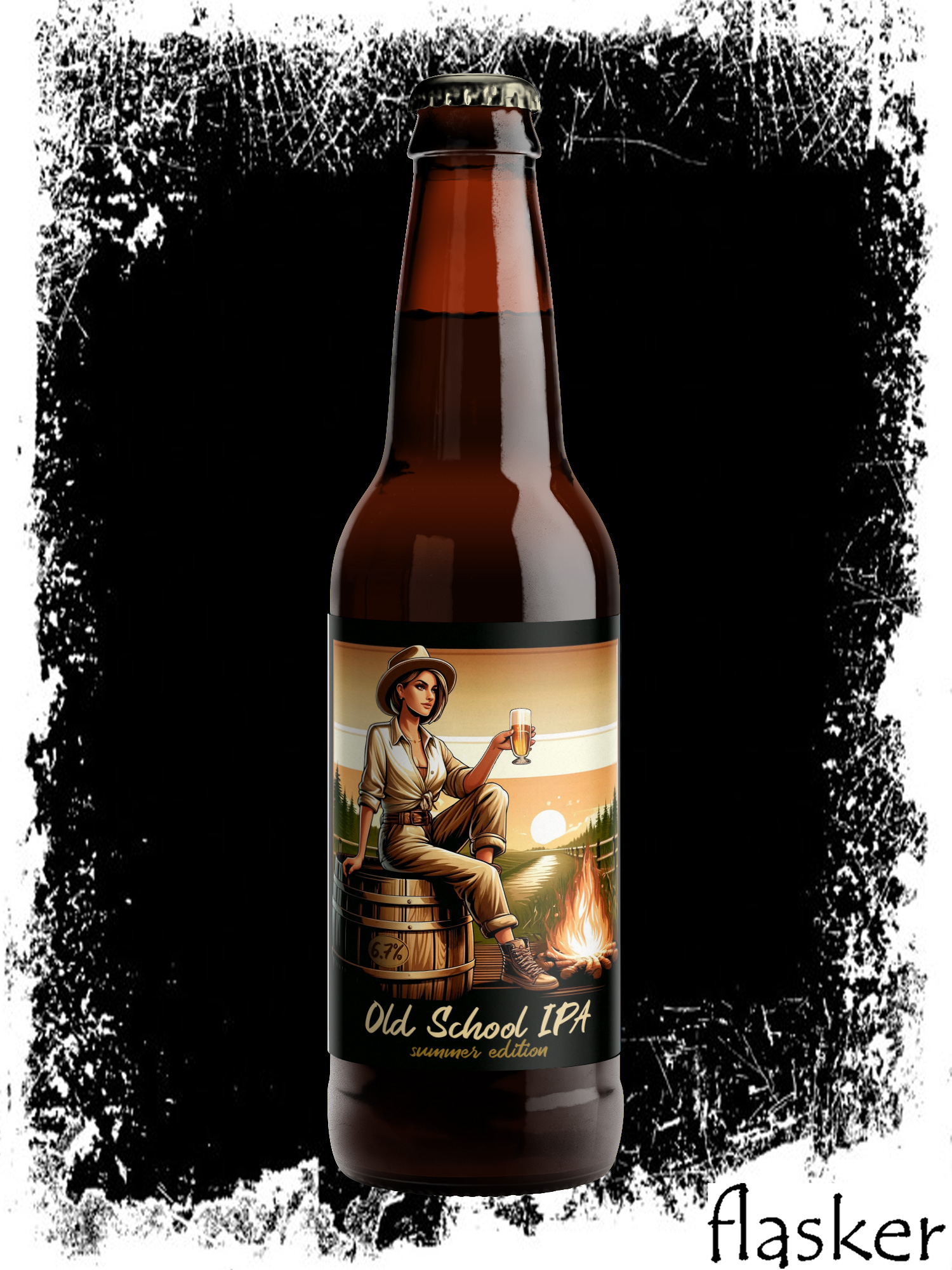 OLD SCHOOL IPA 330ml – flasker
