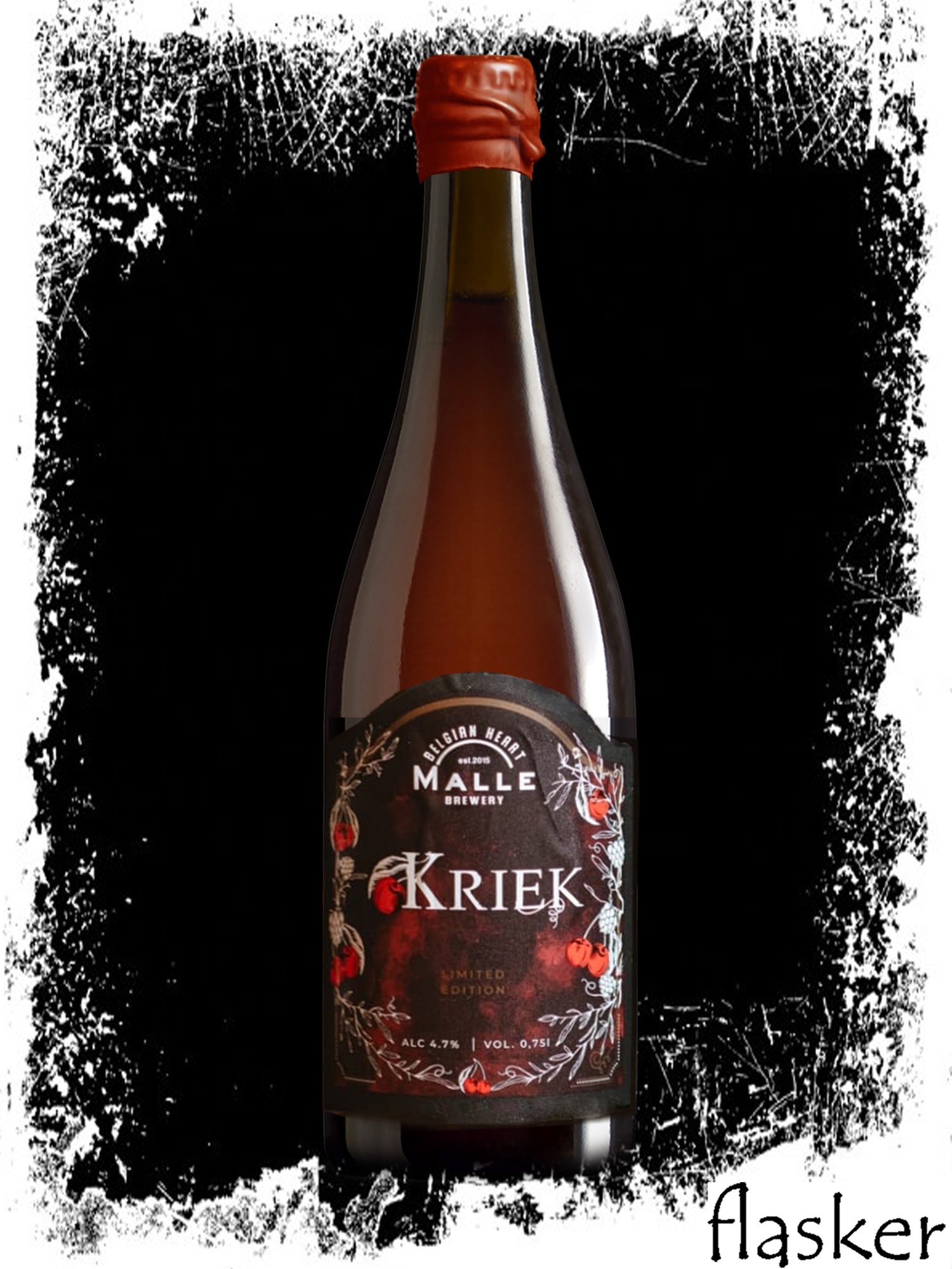 Malle Kriek Fruit Beer 4.5% 0.75l – flasker