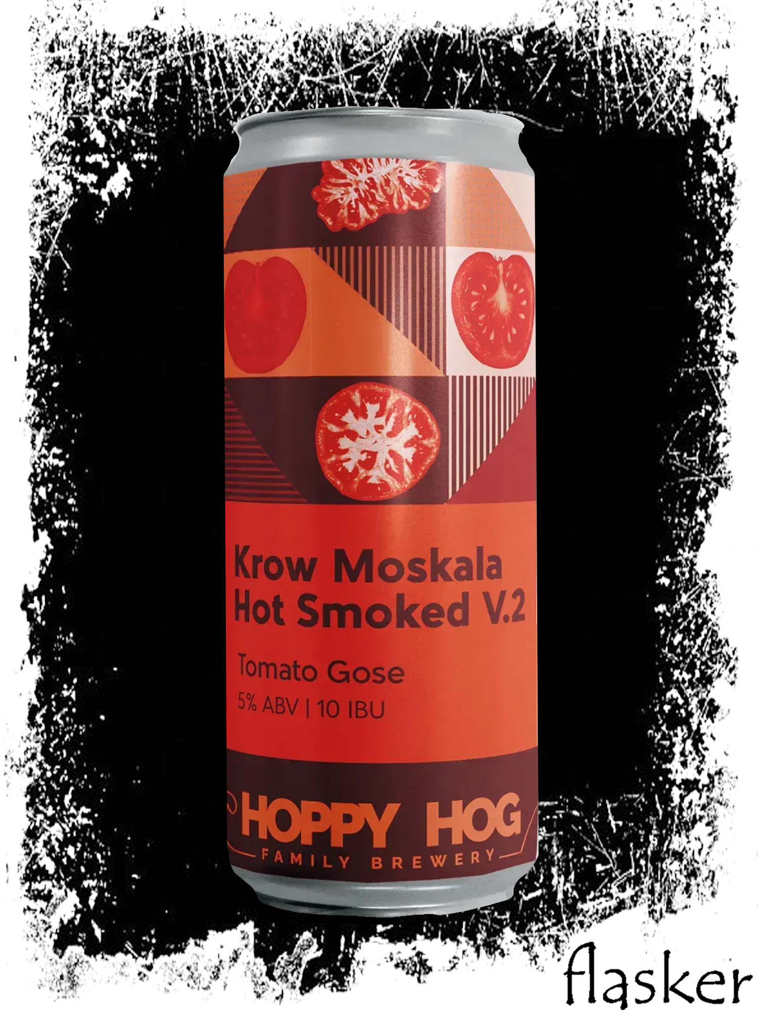 Hoppy Hog Krow Moskala Hot Smoked V2 5% 0.33l – flasker